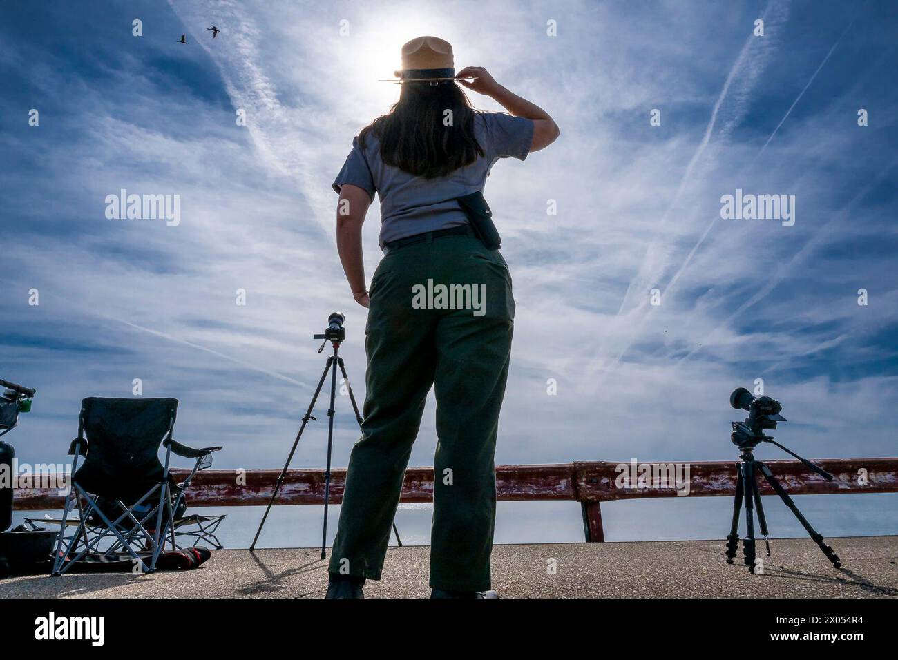 Ashley Ritenour, a park ranger for the Michael J. Kirwan Dam and ...