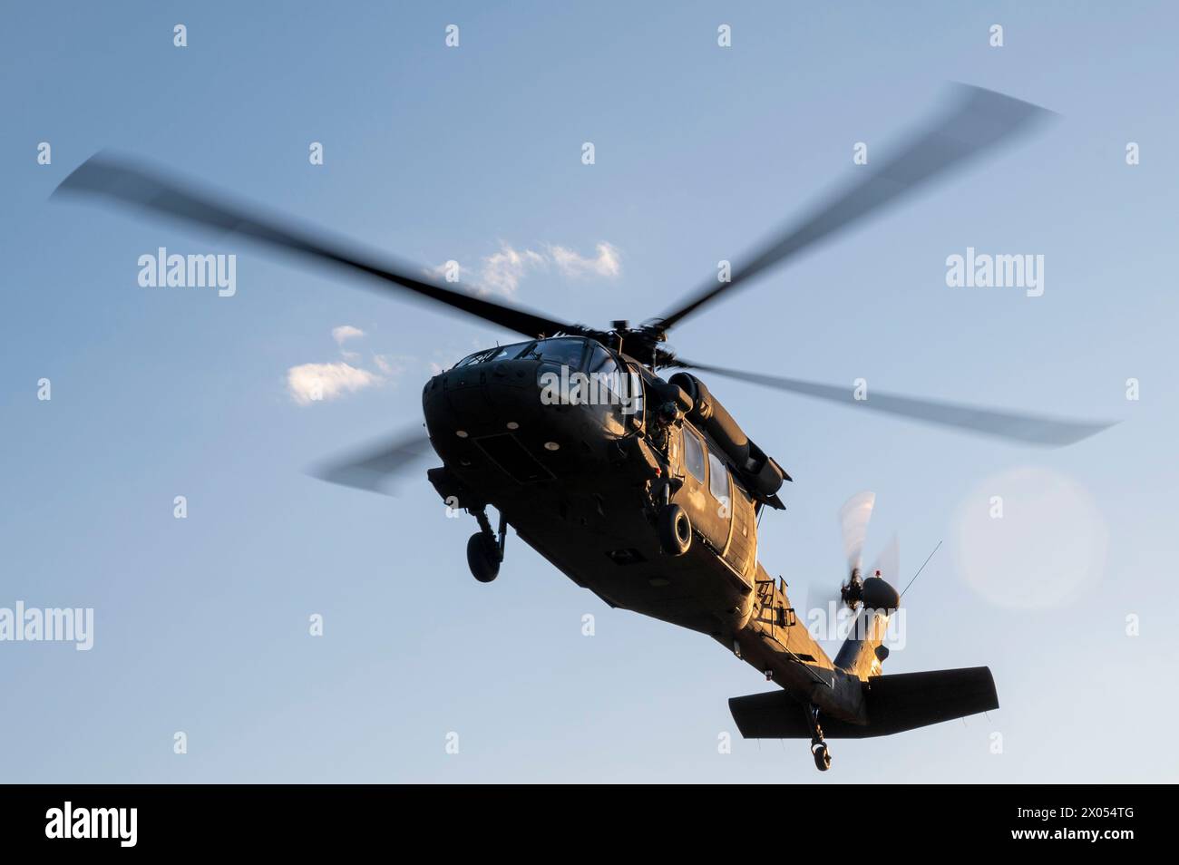 U.S. Army UH-60 Blackhawk helicopter assigned to the 1-151st Aviation ...