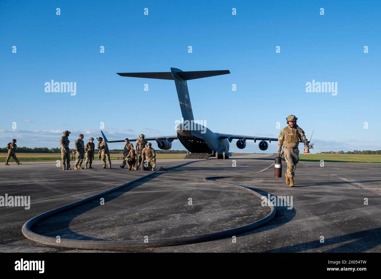 U.S. Air Force Senior Airman Edwing Miranda, 628th Logistics Readiness ...