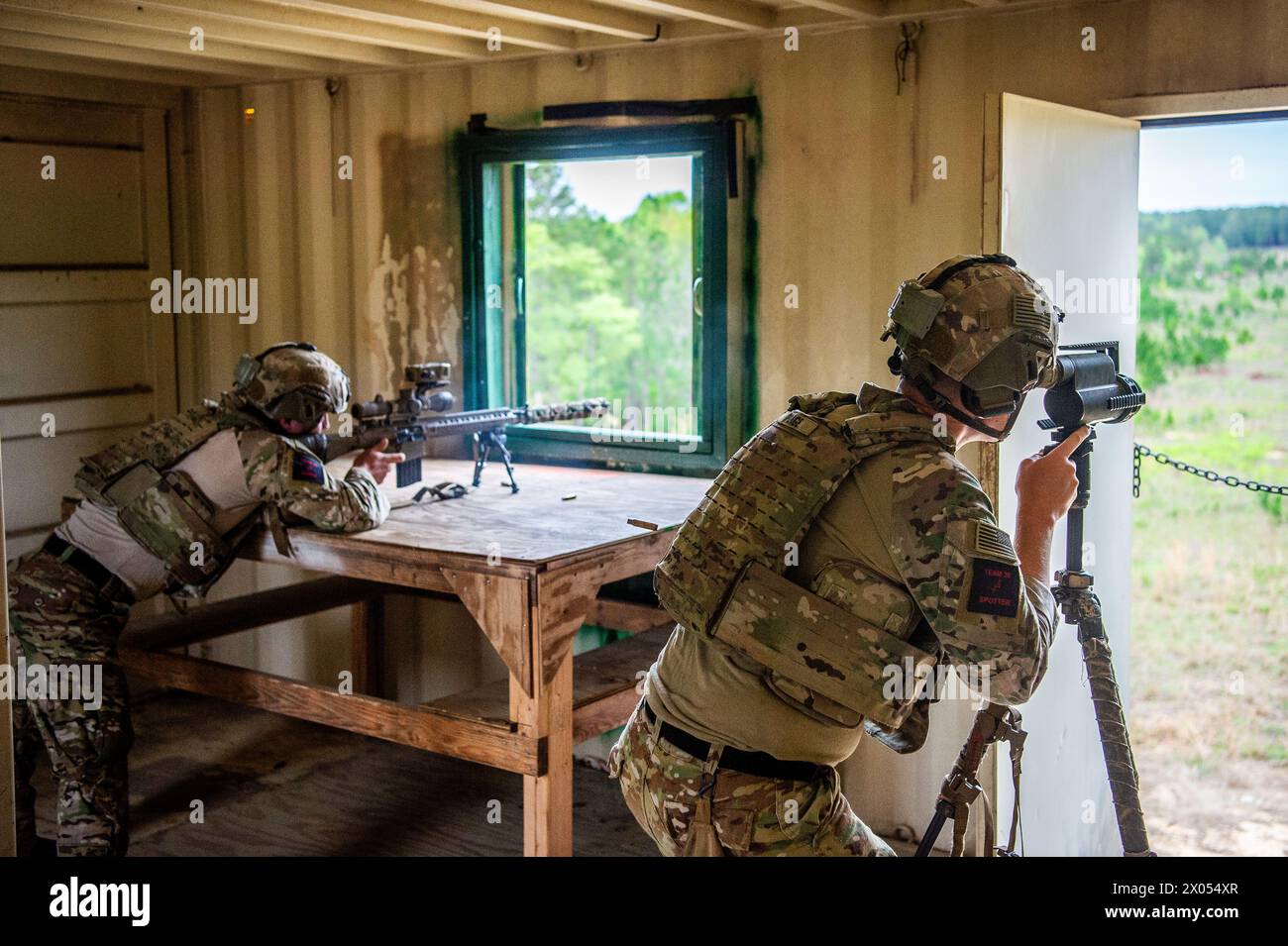 Sniper teams and coaches from across the globe compete during the ...