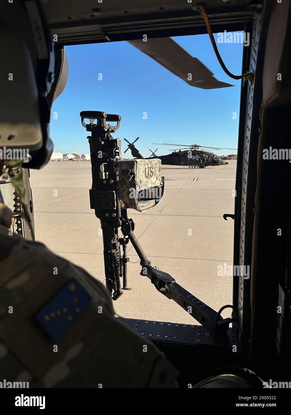 Alaska Army National Guard Sgt. 1st Class Sonny Cooper, a UH-60L Black ...