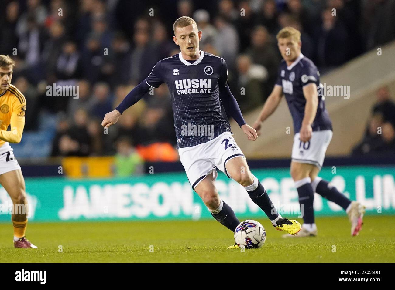 London, UK. 09th Apr, 2024. George Saville of Millwall during the ...
