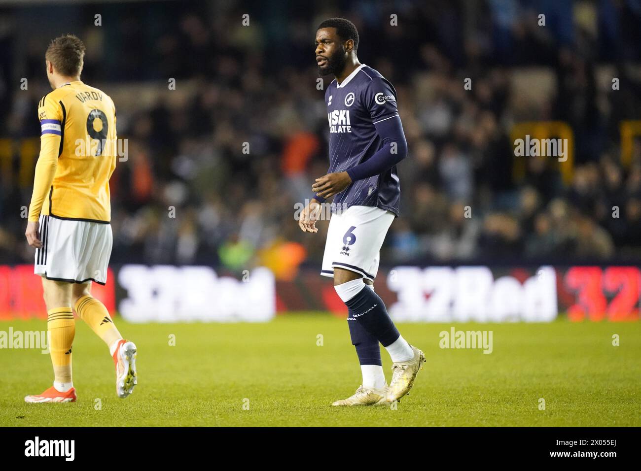 London, UK. 09th Apr, 2024. Japhet Tanganga of Millwall during the ...