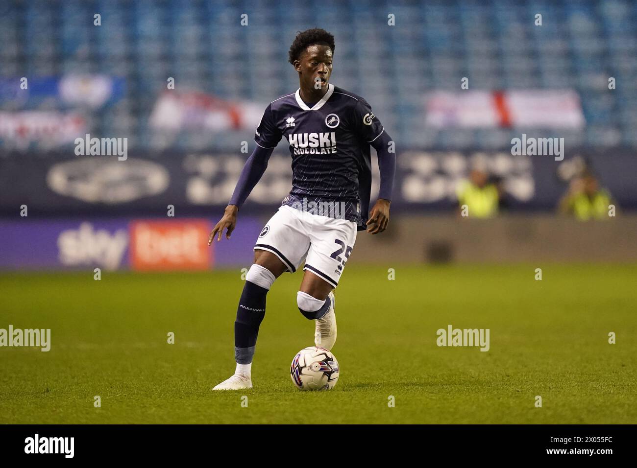 London, UK. 09th Apr, 2024. Romain Esse of Millwall during the Millwall ...