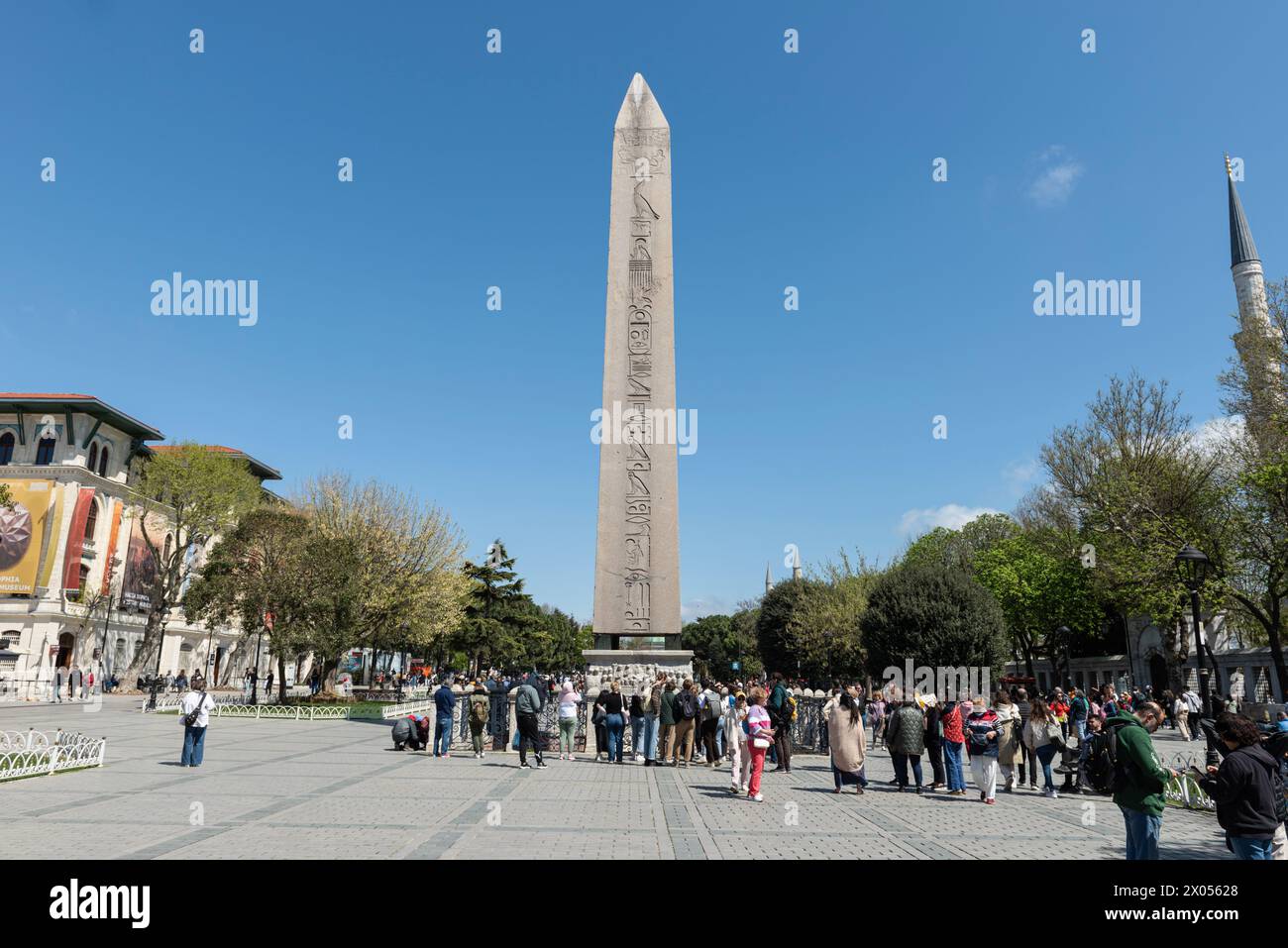 ISTANBUL, TURKEY - OCTOBER 30, 2021: Obelisk of Theodosius (Egyptian ...