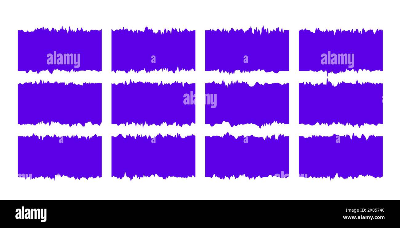 Set of cut tear papers. Vector icons Stock Vector Image & Art - Alamy