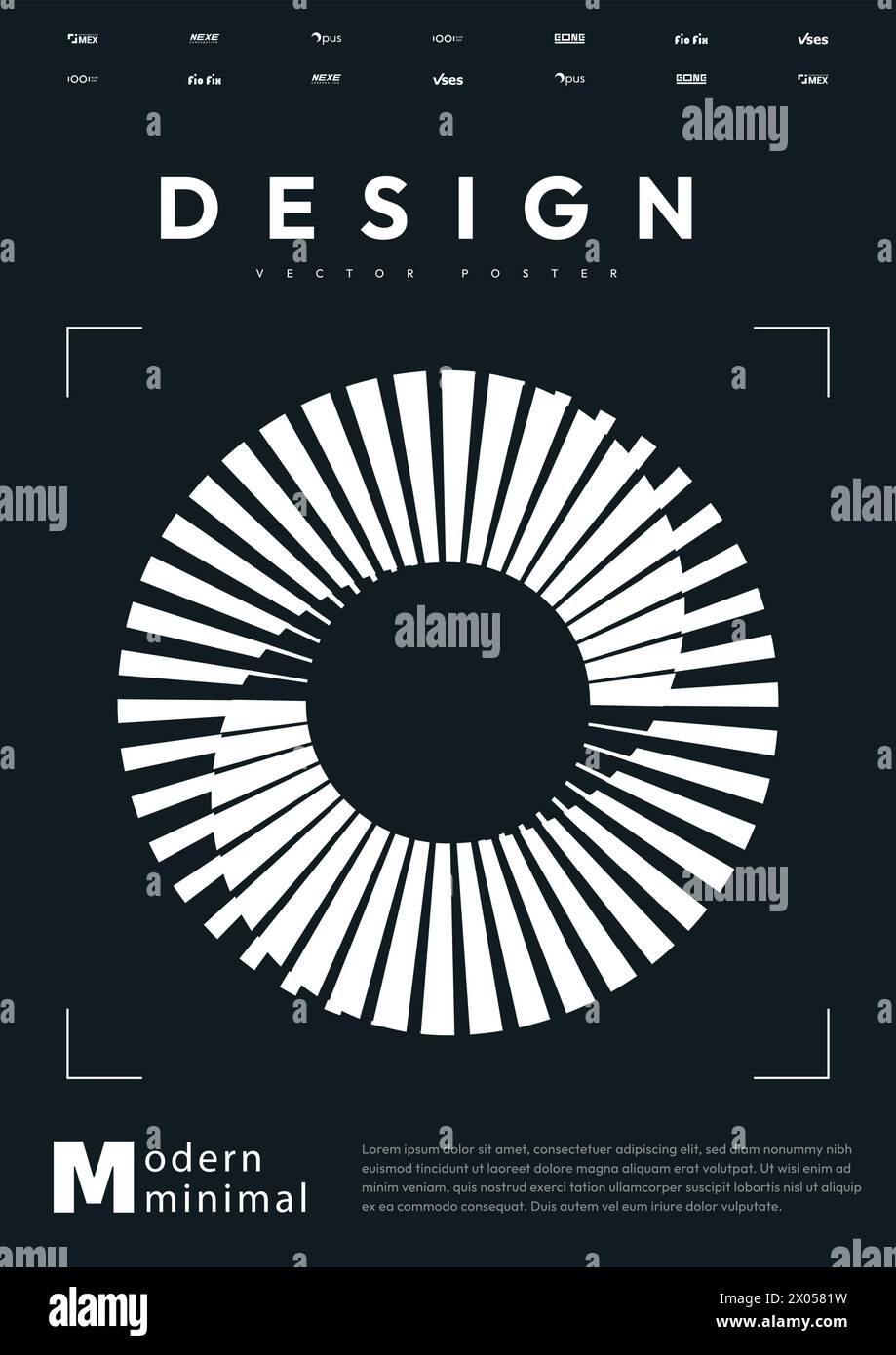 Tech poster vector concept Stock Vector Image & Art - Alamy