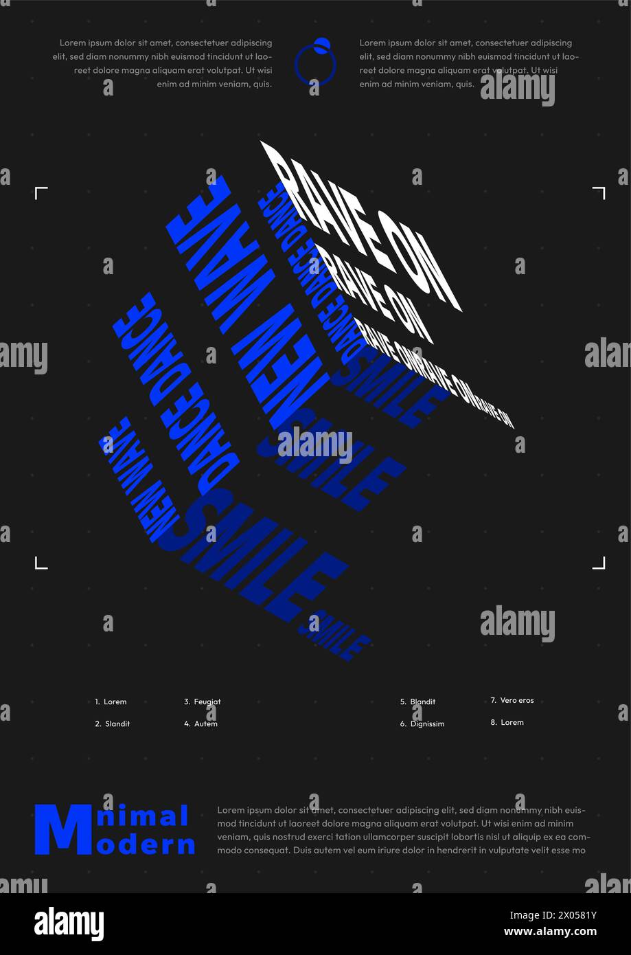 Futuristic poster vector concept Stock Vector Image & Art - Alamy