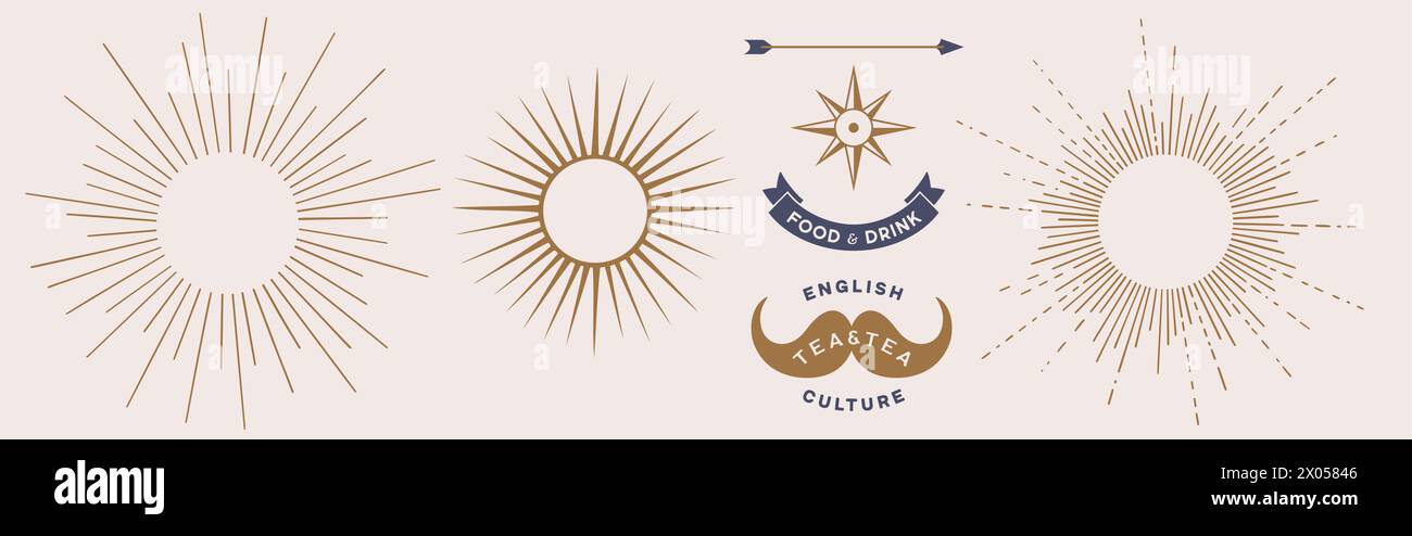 Arrow into sunlight Stock Vector Images - Alamy