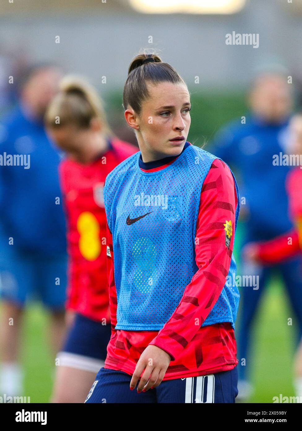 Aviva Stadium, Ireland. 9th Apr, 2024. Ella Toone (10) midfielder for ...