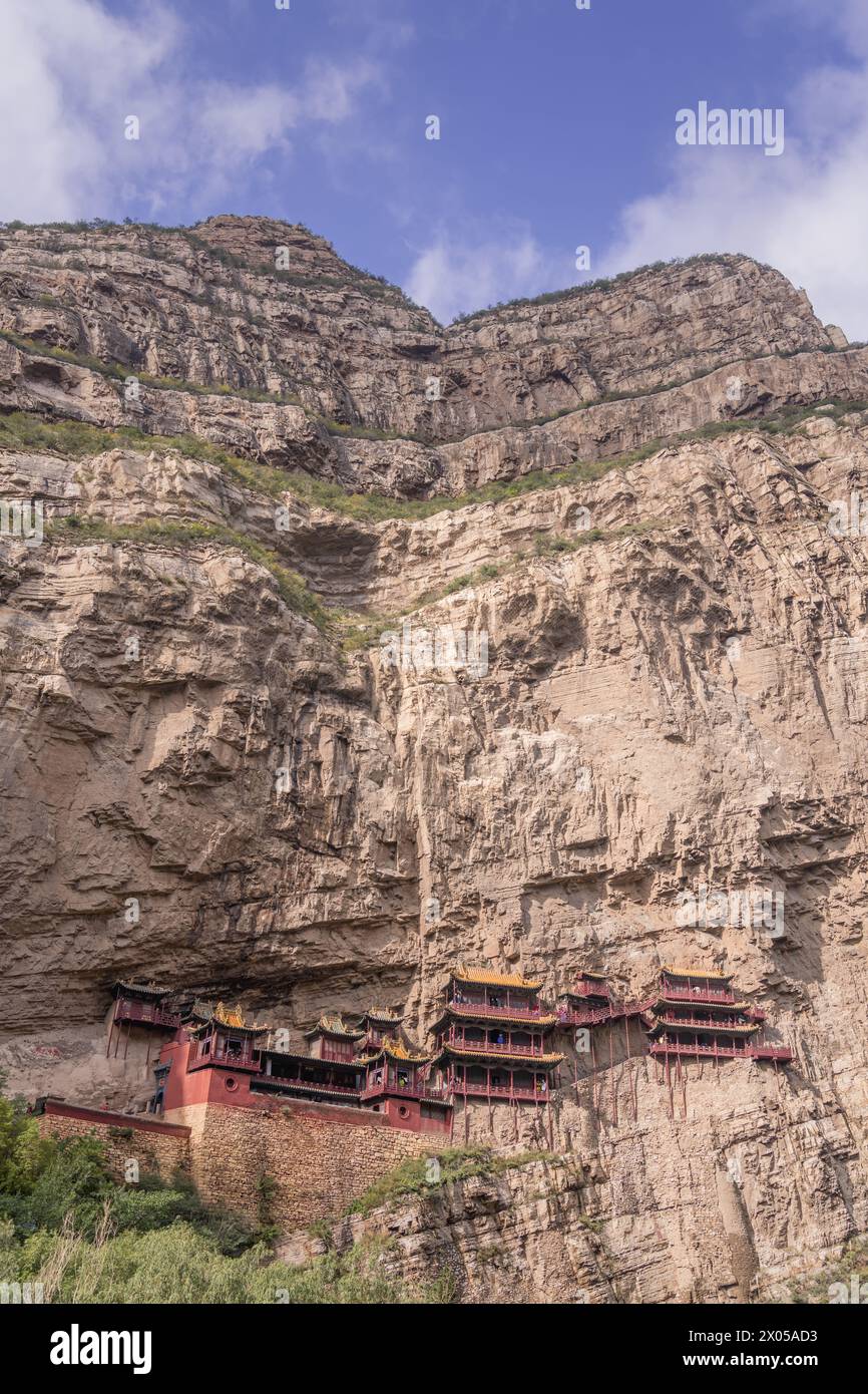 7.10.2021. DATONG, CHINA: The Hanging Monastery Xuankong Si of Datong ...