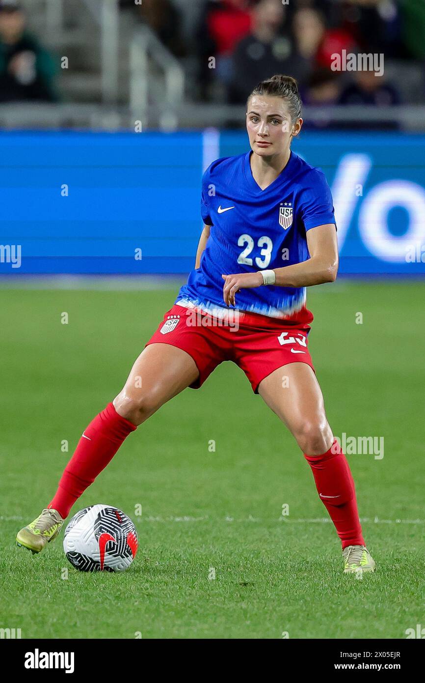 April 9, 2024, Columbus, Ohio, U.S: United States Women's National Team ...