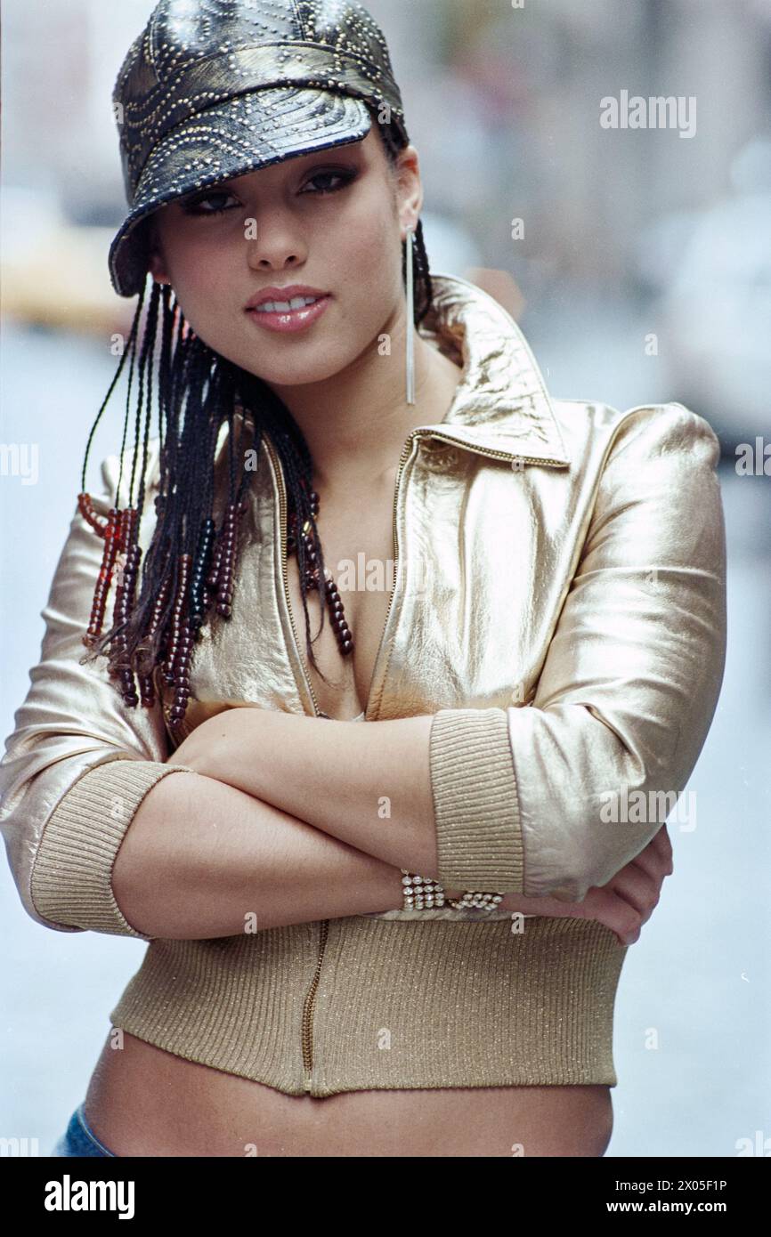 Alicia Keys in NewYork City in 2002 Credit: Ross Pelton/MediaPunch ...