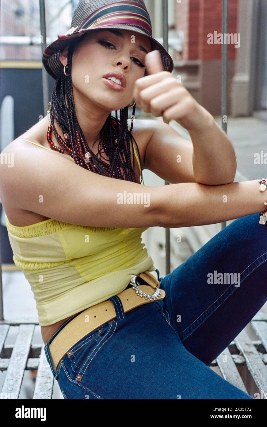 Alicia Keys in NewYork City in 2002 Credit: Ross Pelton/MediaPunch ...