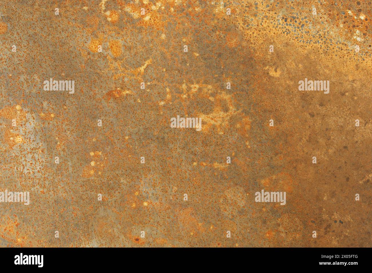 pitted and rusted sheet metal surface for background texture Stock ...