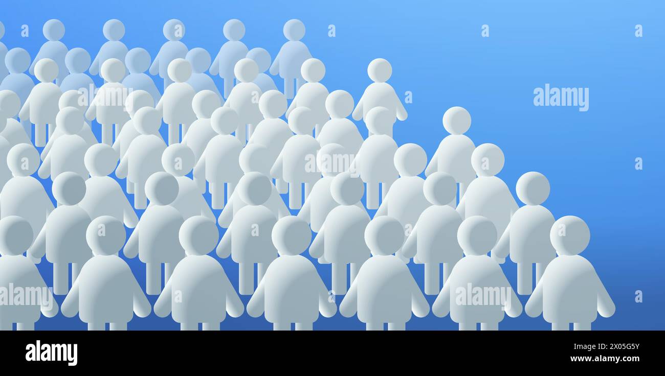 people icons group person symbols for infographic human figures set ...