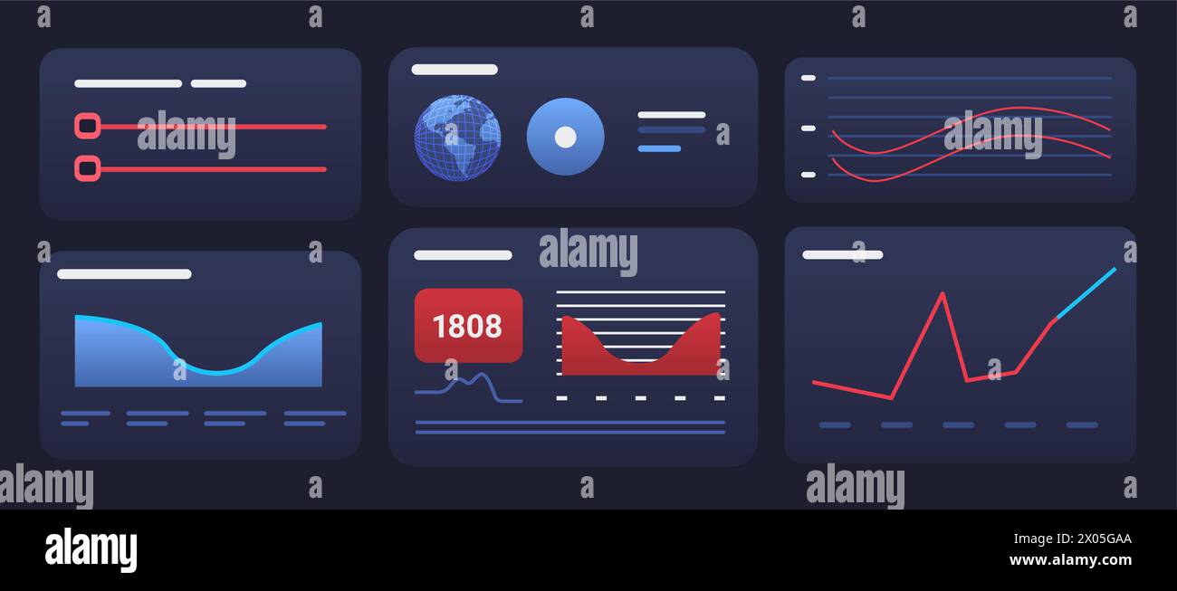 USA presidential election statistic banner with infographics American Election campaign ...