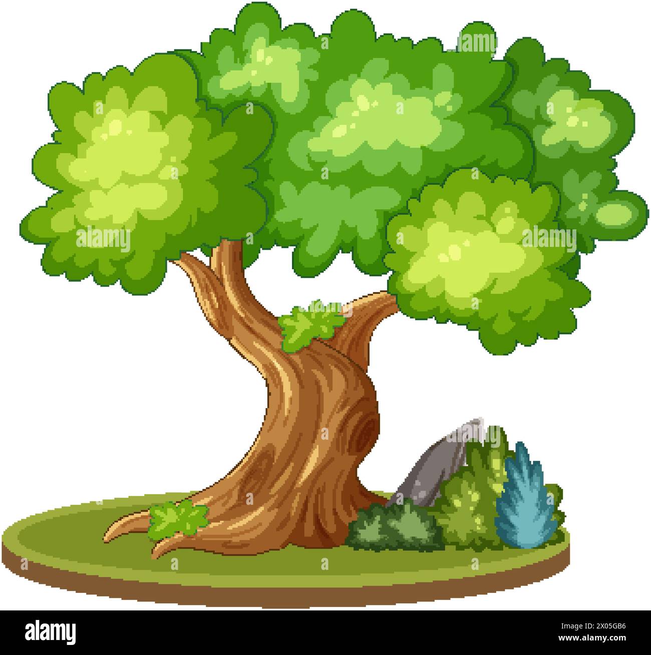 Healthy forest ecosystem Stock Vector Images - Alamy