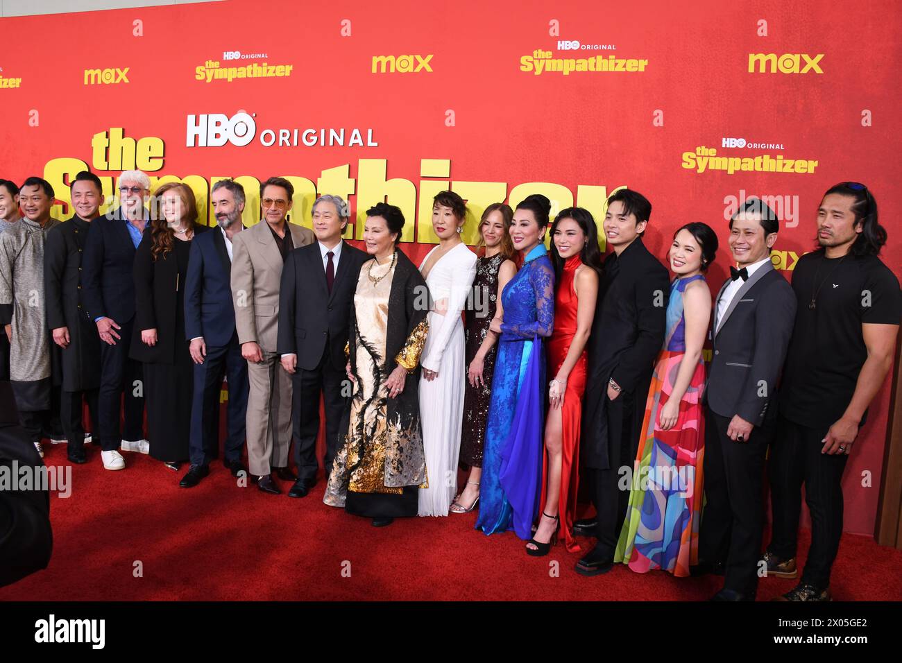 Los Angeles, California, USA 9th April 2024 (L-R) Acor Phanxine, Viet ...