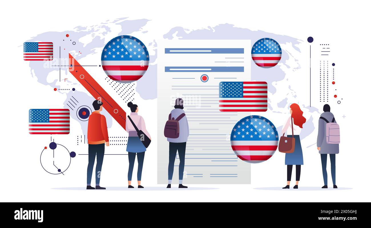 election day concept voters casting ballots at polling place during ...