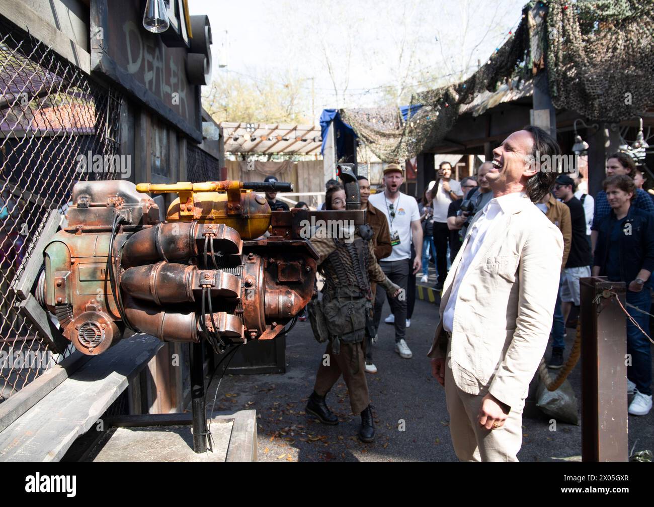 Austin, TX. Mar. 8, 2023. Fallout stars Walton Goggins and Aaron Moten ...