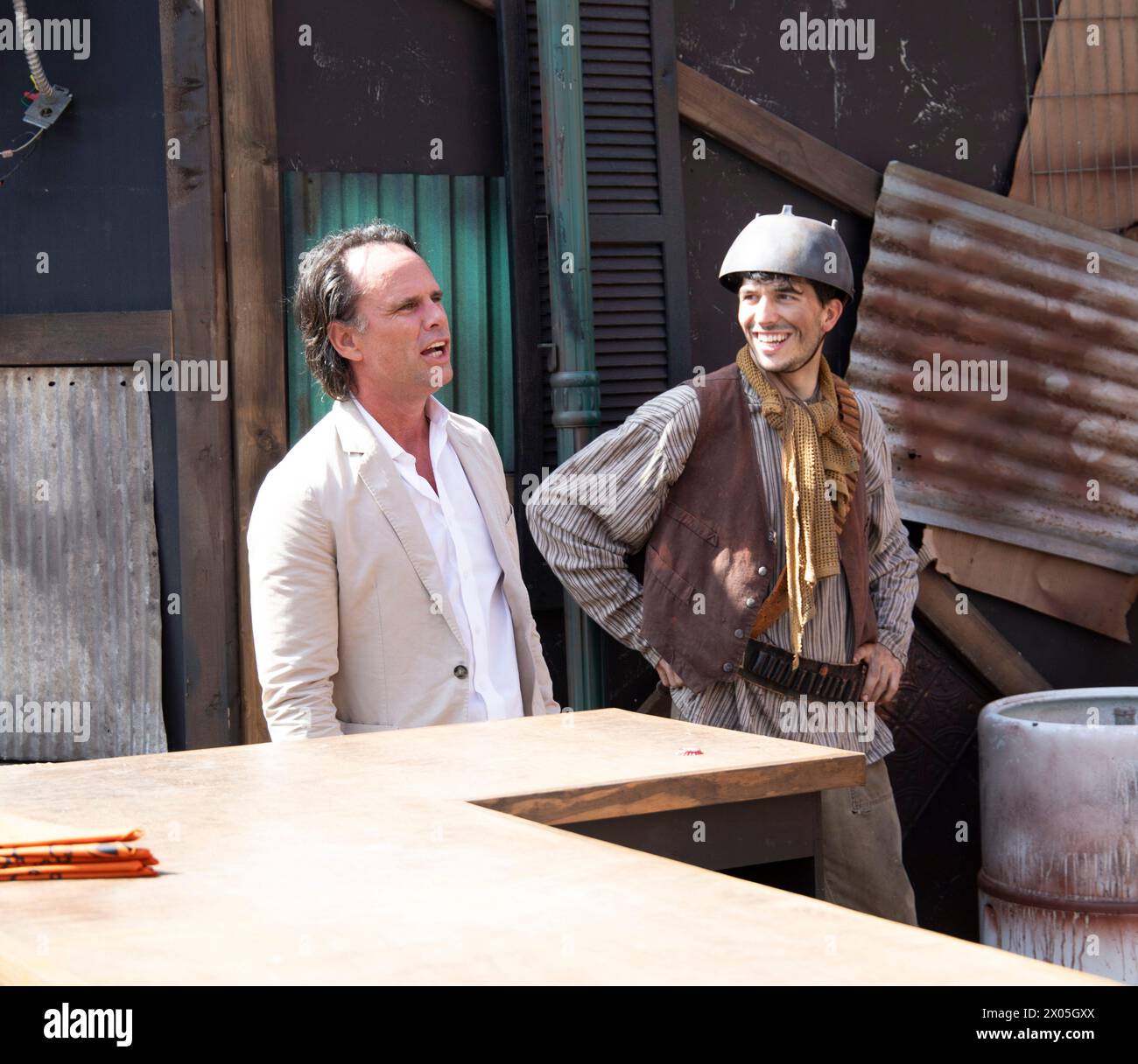 Austin, TX. Mar. 8, 2023. Fallout stars Walton Goggins and Aaron Moten ...