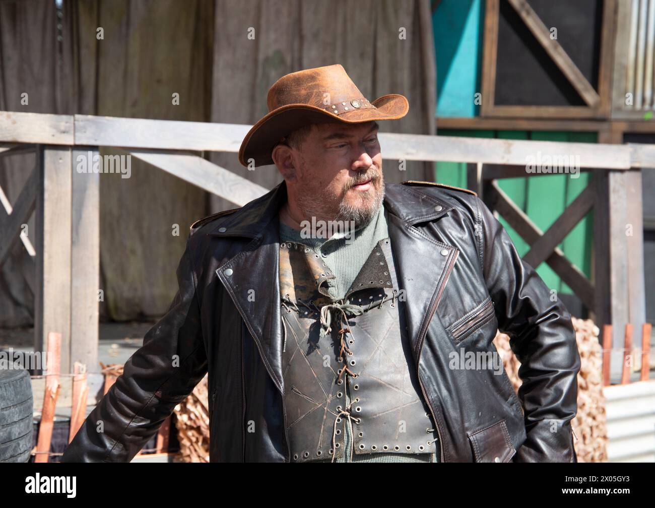 Austin, TX. Mar. 8, 2023. Fallout stars Walton Goggins and Aaron Moten ...