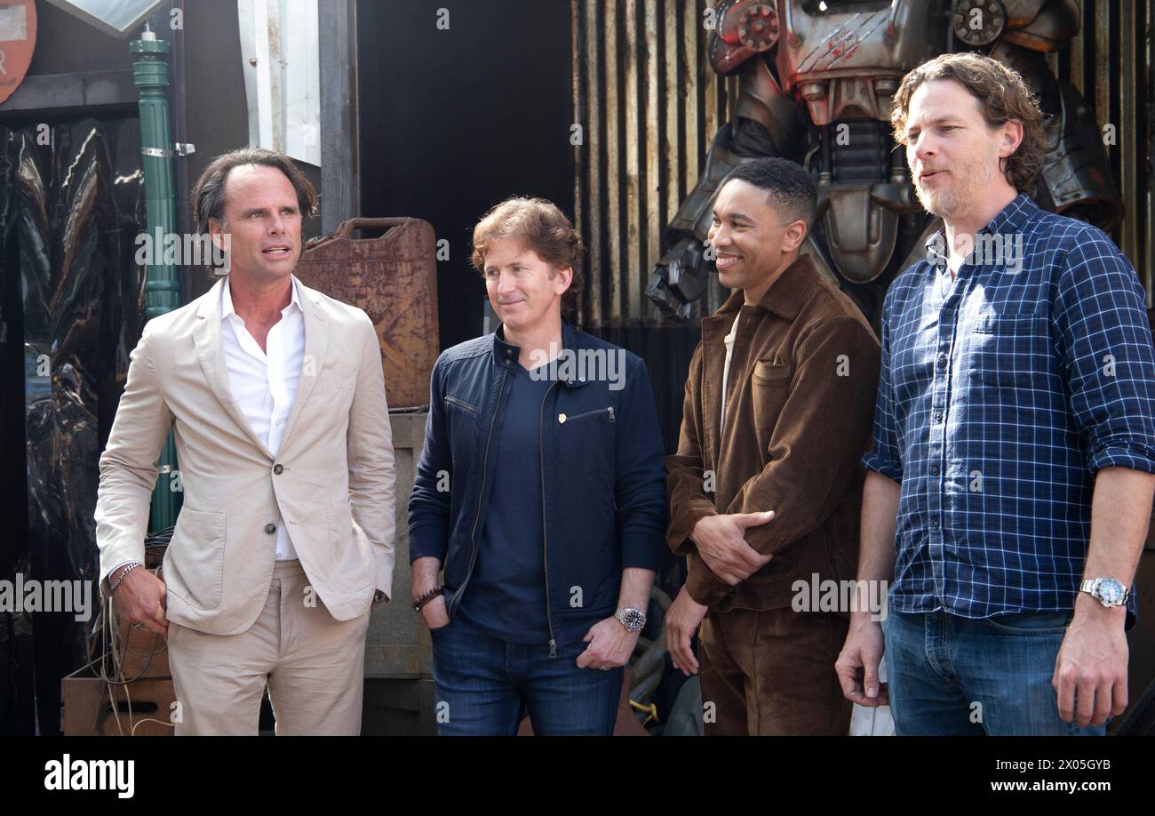 Austin, TX. Mar. 8, 2023. Fallout stars Walton Goggins and Aaron Moten ...