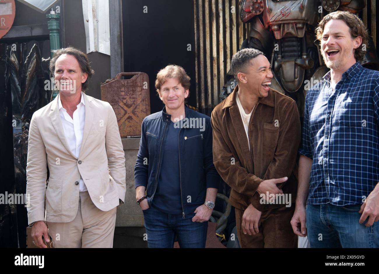 Austin, TX. Mar. 8, 2023. Fallout stars Walton Goggins and Aaron Moten ...