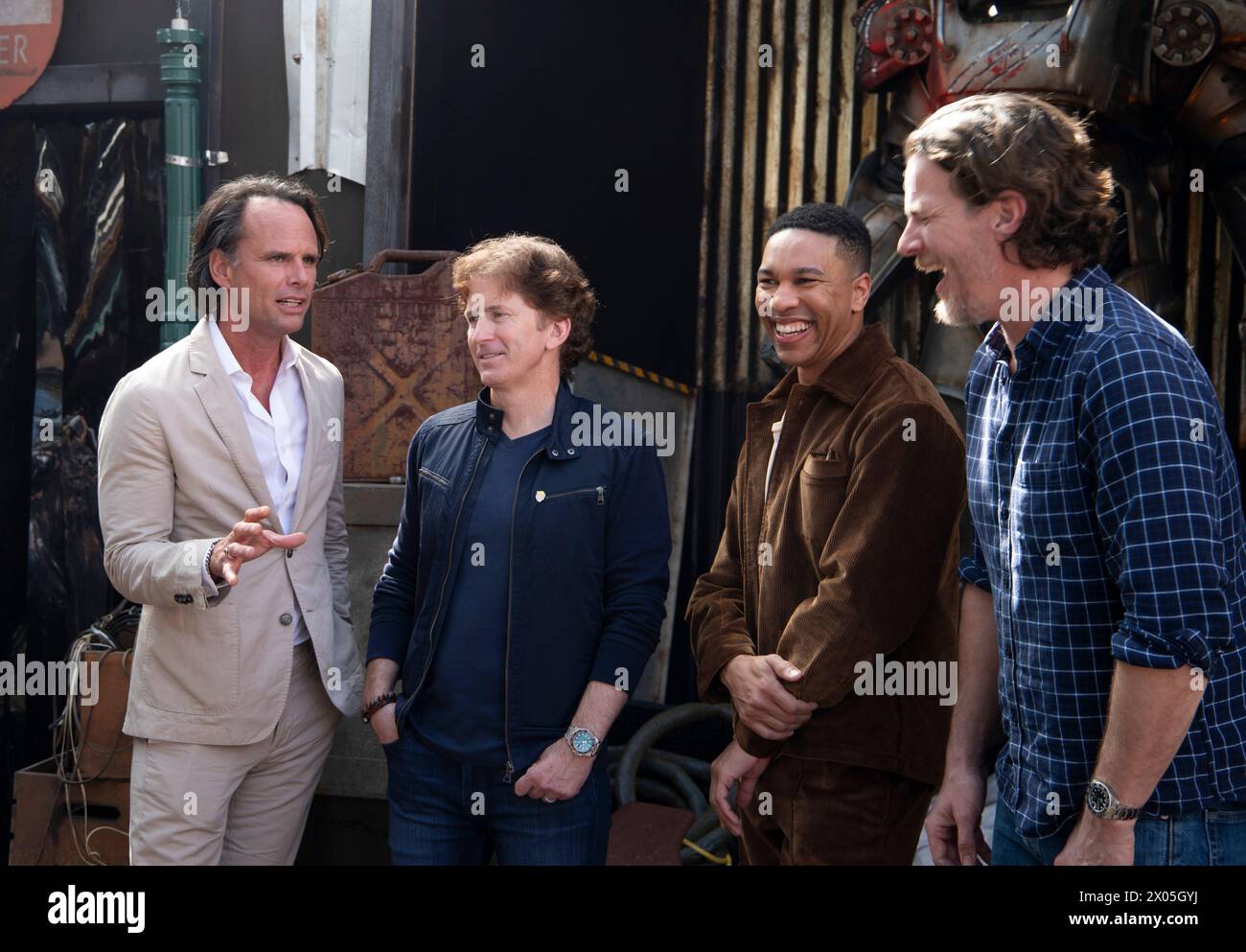 Austin, TX. Mar. 8, 2023. Fallout stars Walton Goggins and Aaron Moten ...