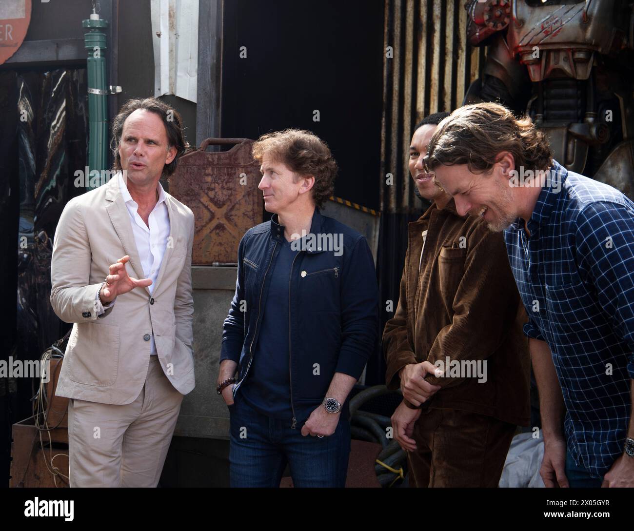 Austin, TX. Mar. 8, 2023. Fallout stars Walton Goggins and Aaron Moten ...