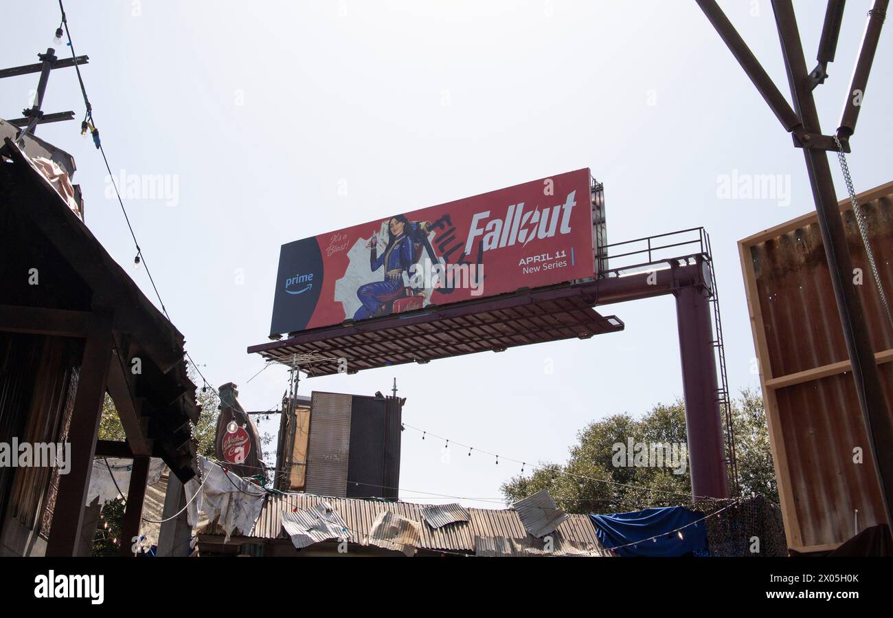 Austin, TX. Mar. 8, 2023. Fallout stars Walton Goggins and Aaron Moten ...