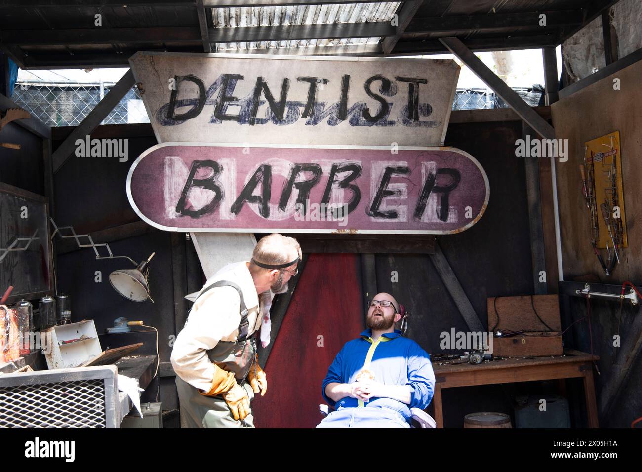 Austin, TX. Mar. 8, 2023. Fallout stars Walton Goggins and Aaron Moten ...