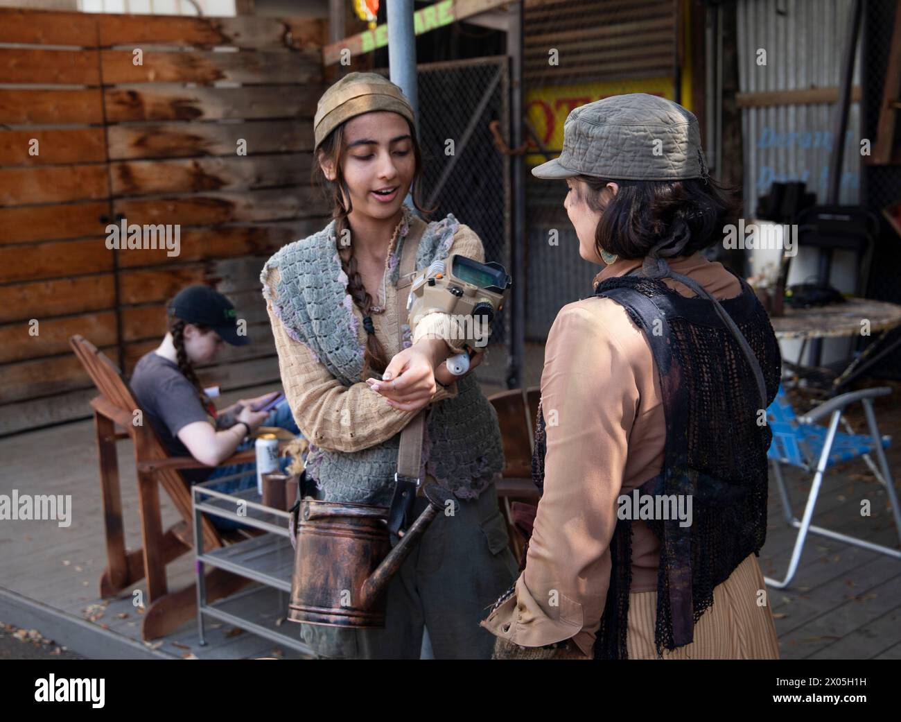 Austin, TX. Mar. 8, 2023. Fallout stars Walton Goggins and Aaron Moten ...