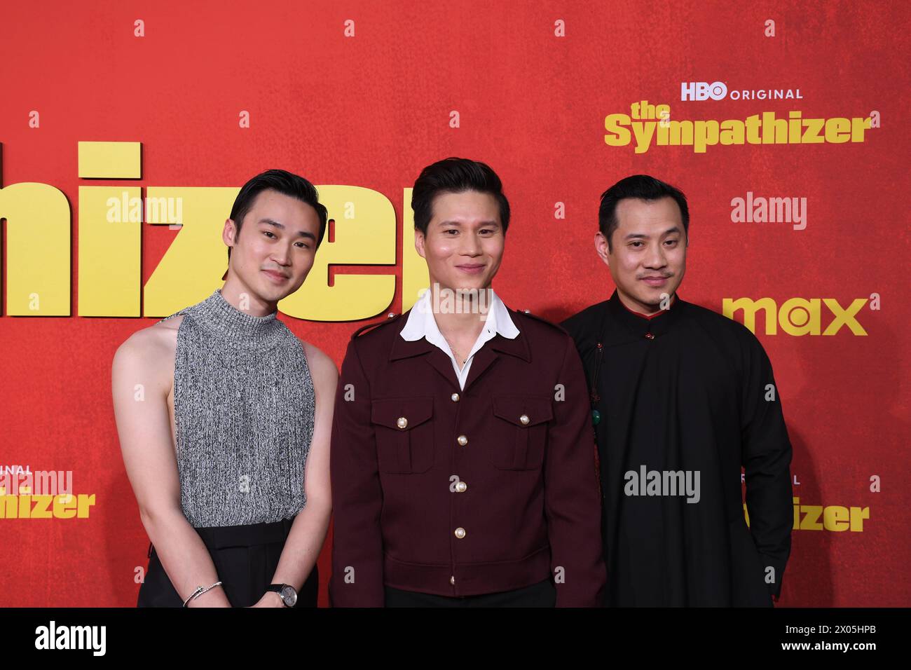Los Angeles, California, USA 9th April 2024 (L-R) Actor Duy Nguyen ...