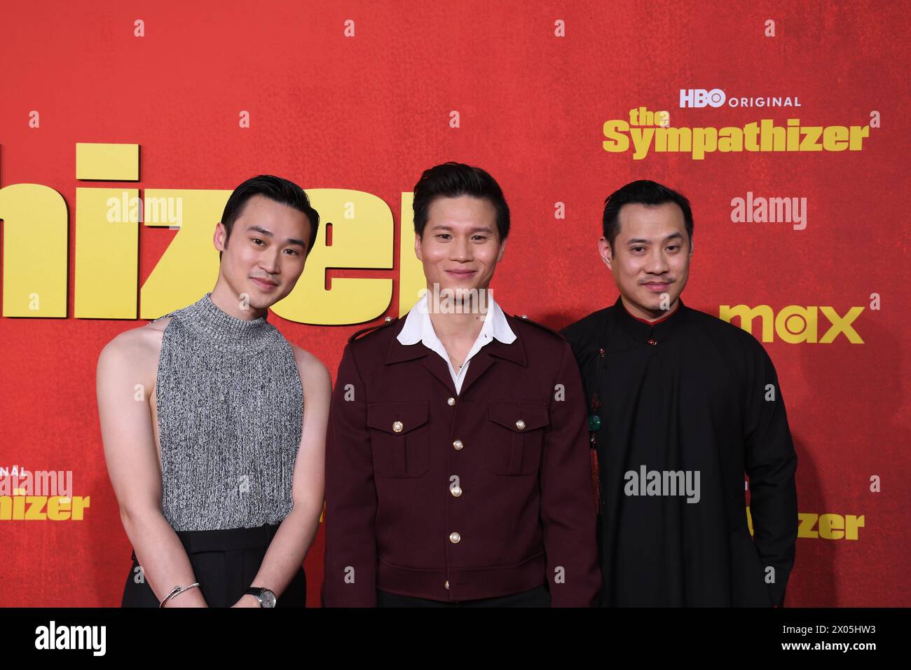 Los Angeles, California, USA 9th April 2024 (L-R) Actor Duy Nguyen ...