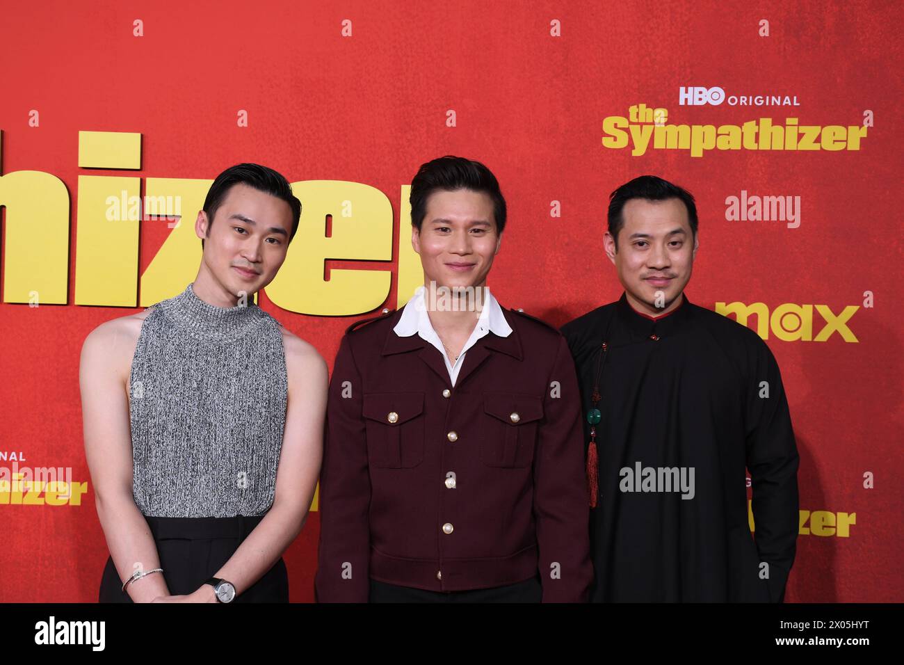 Los Angeles, California, USA 9th April 2024 (L-R) Actor Duy Nguyen ...