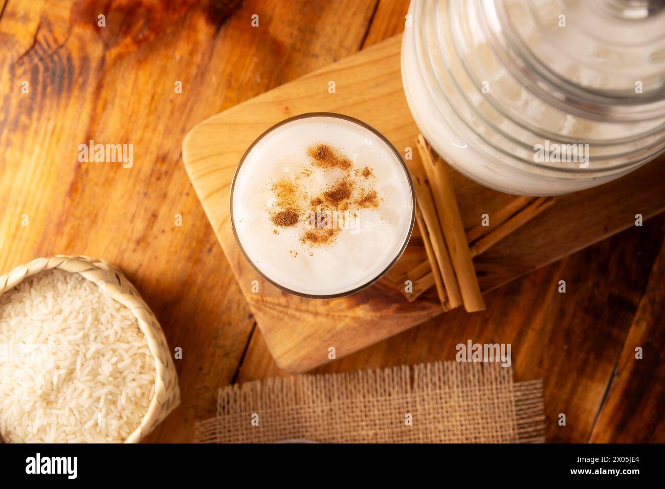 Agua de Horchata. Also known as horchata de arroz, it is one of the ...