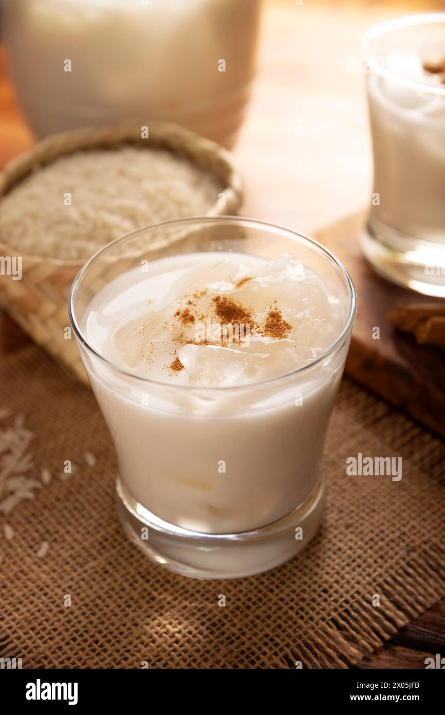 Agua de Horchata. Also known as horchata de arroz, it is one of the ...
