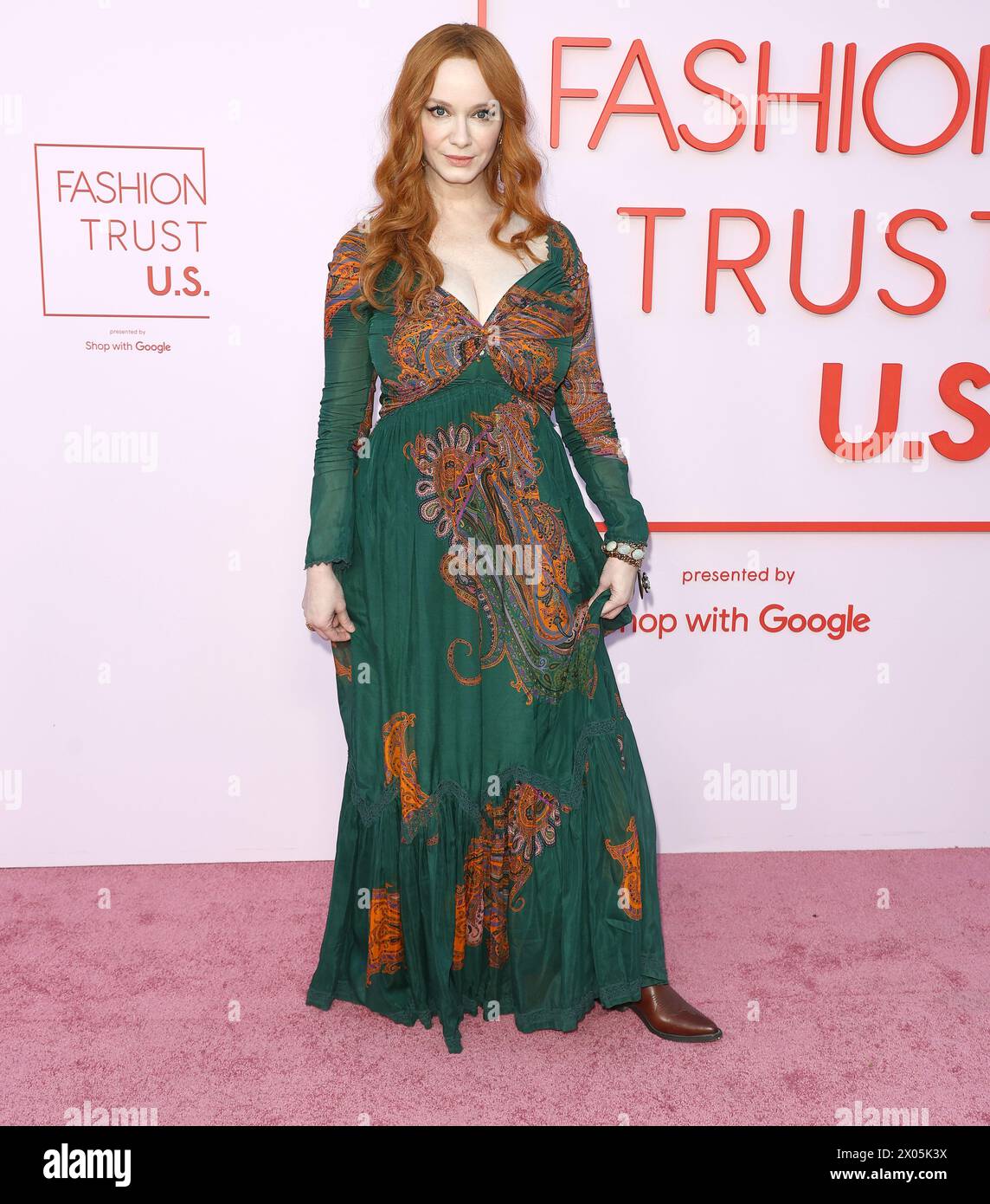 Beverly Hills, USA. 09th Apr, 2024. Christina Hendricks arrives at The ...