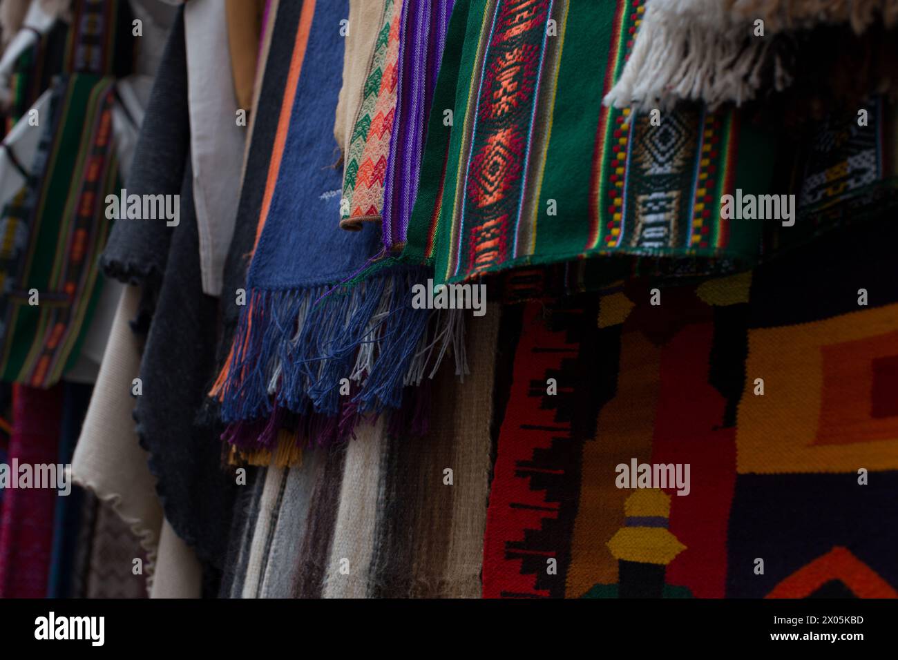 Traditional weaving of fine wool textiles in the Andean region of ...