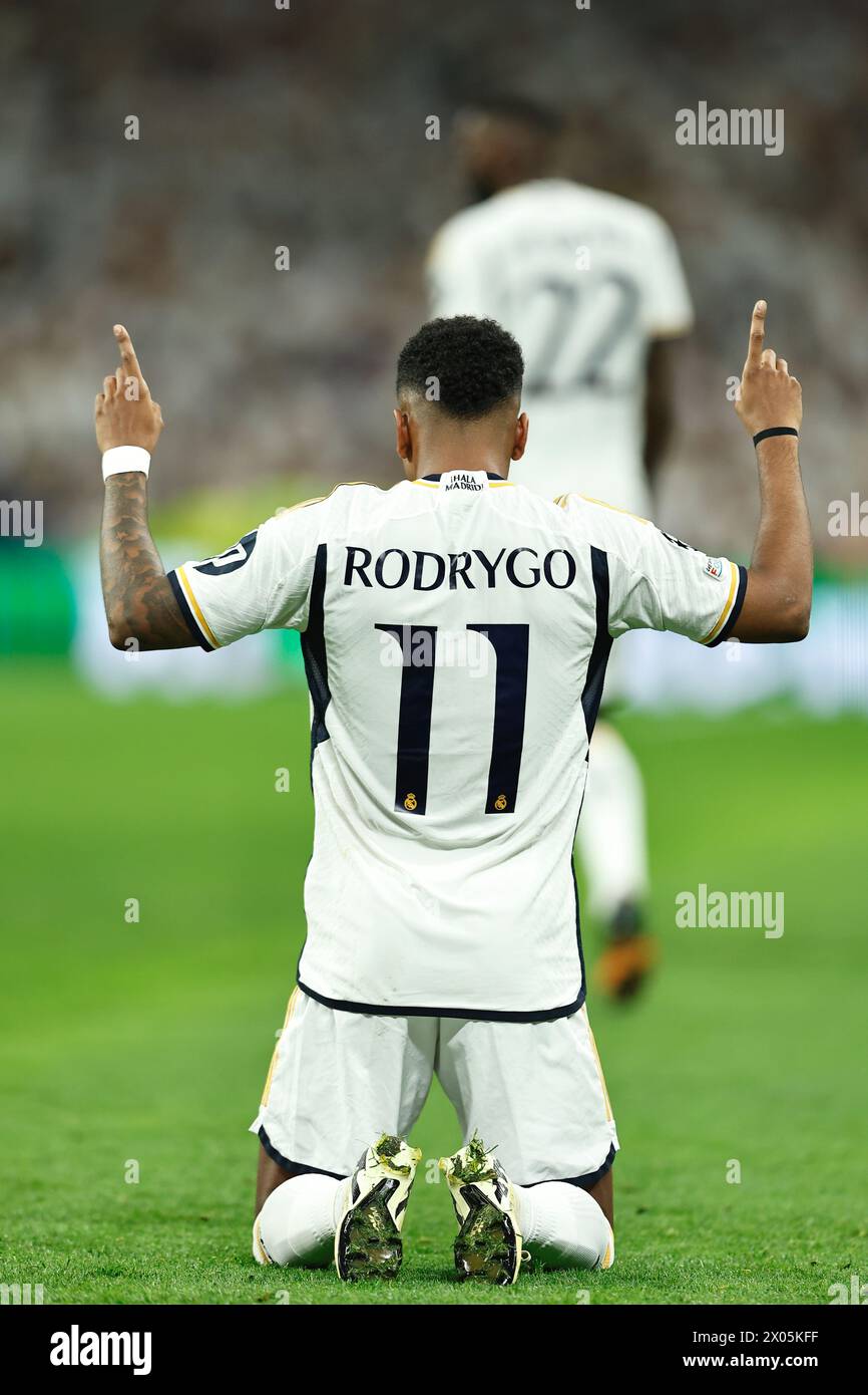 Madrid, Spain. 9th Apr, 2024. Rodrygo Goes (Real) Football/Soccer ...