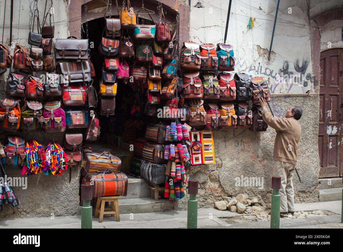 Traditional weaving of fine wool textiles in the Andean region of ...