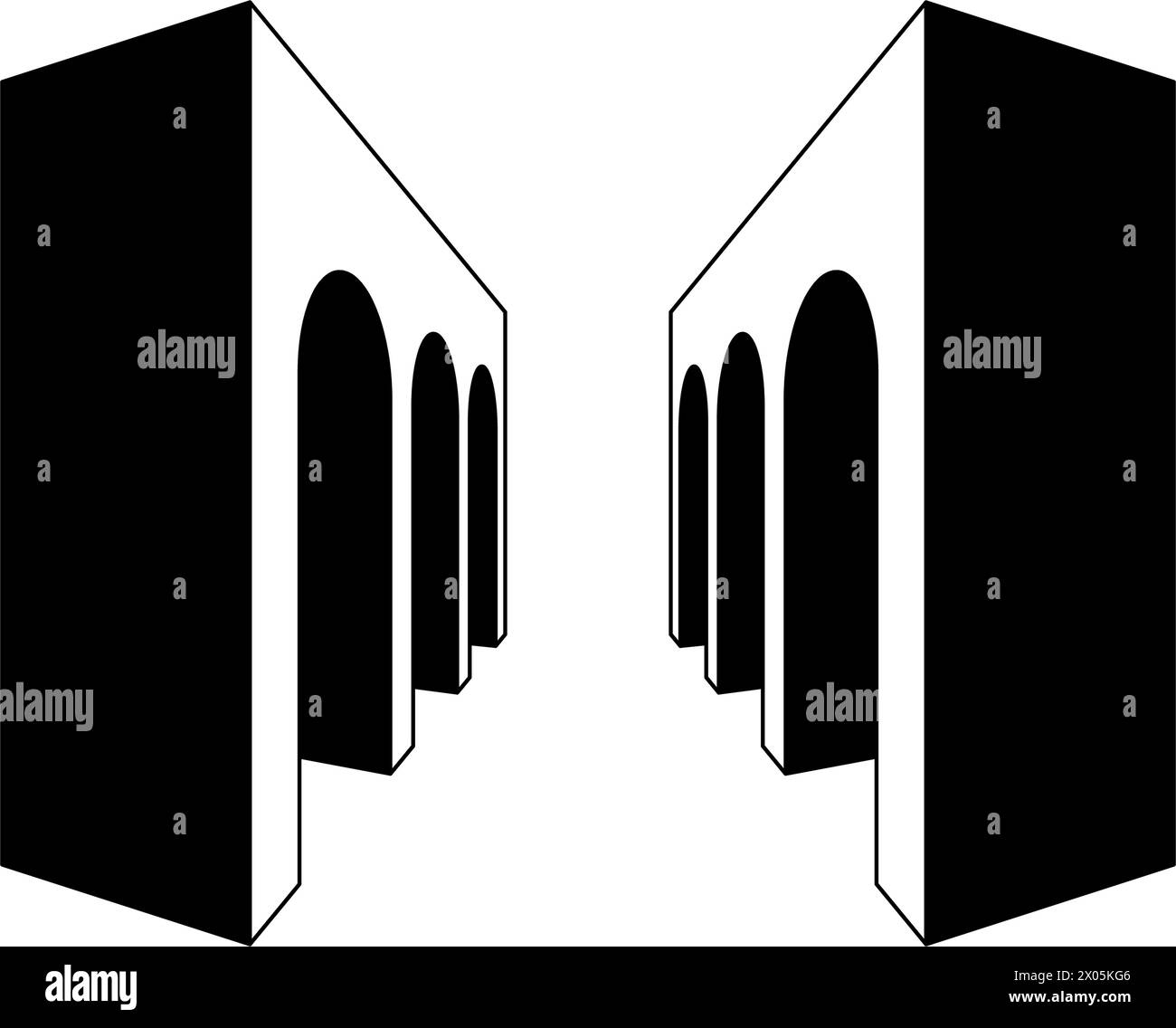 Tunnel gallery Black and White Stock Photos & Images - Alamy