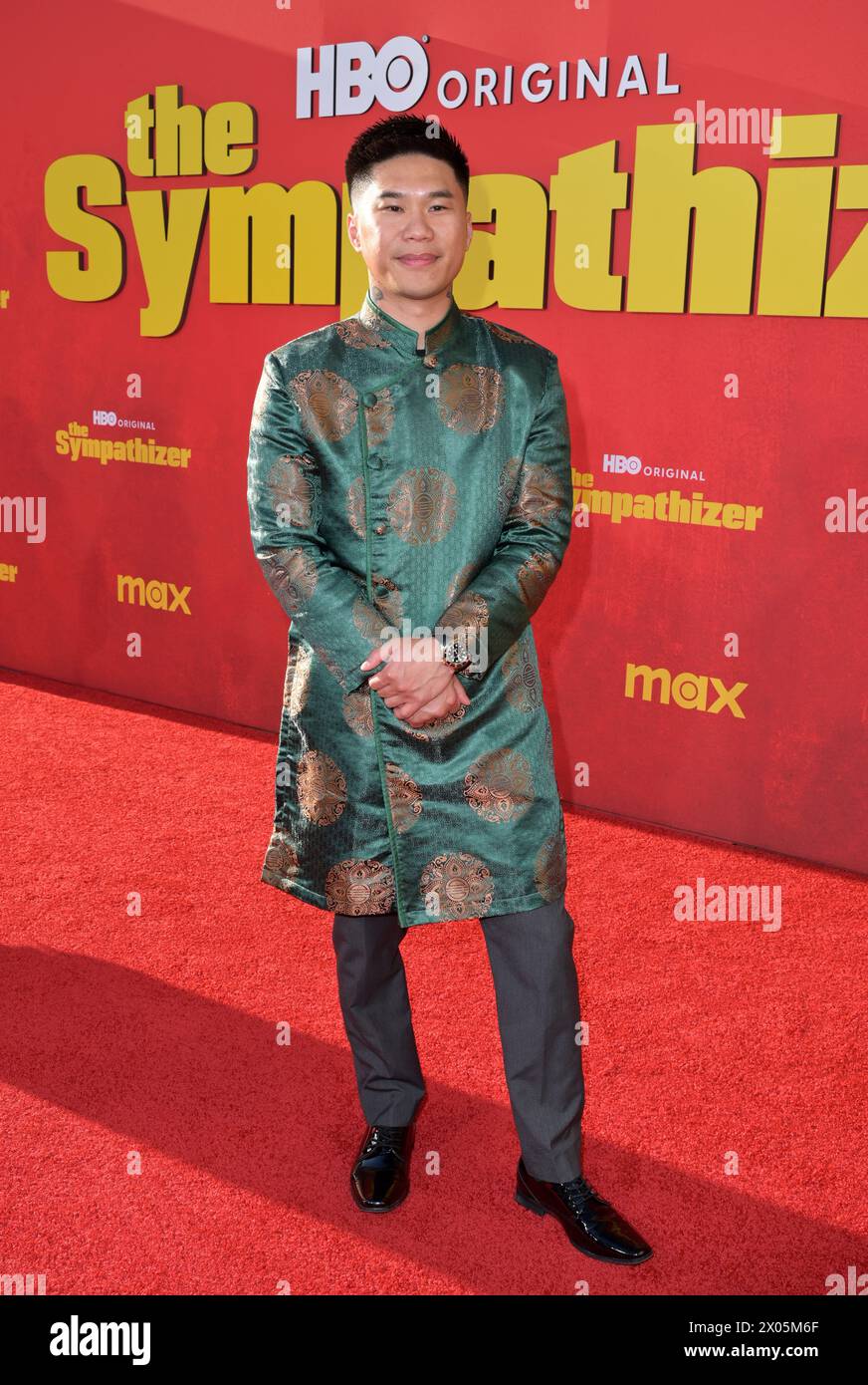 LOS ANGELES, USA. April 09, 2024: David Nguyen at the premiere for HBO ...