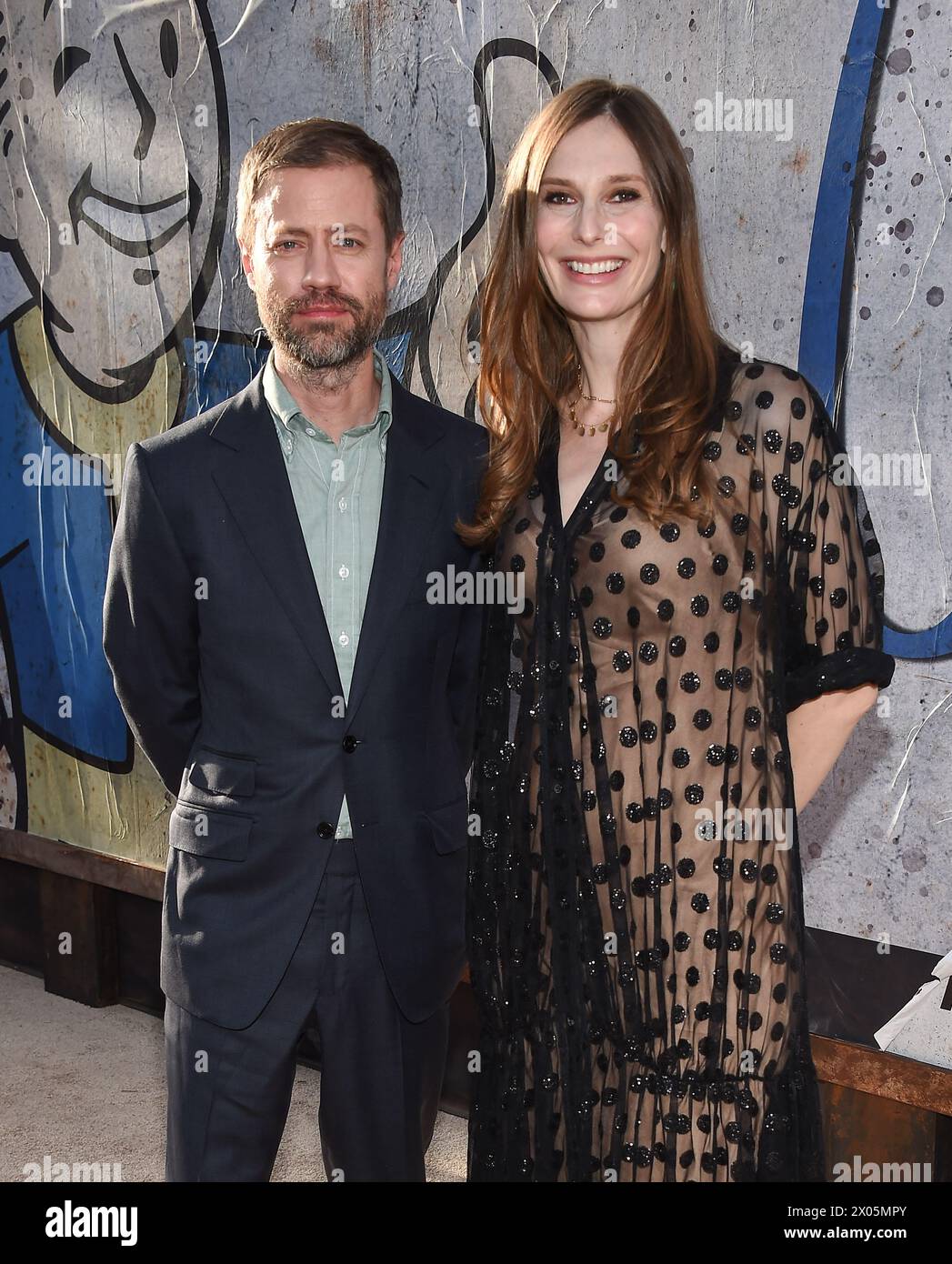 Hollywood, USA. 09th Apr, 2024. Graham Wagner and Geneva Robertson ...