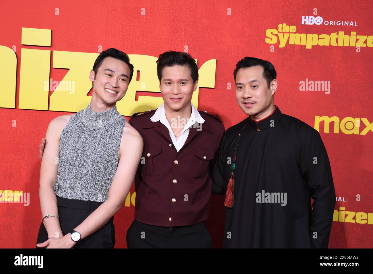 Los Angeles, California, USA 9th April 2024 (L-R) Actor Duy Nguyen ...