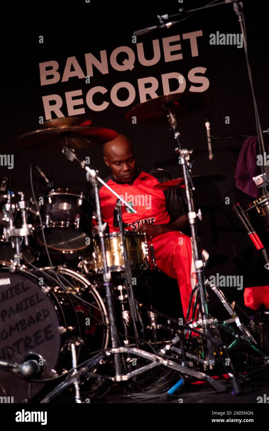 London, United Kingdom. 09th April 2024. The Libertines' drummer Gary ...