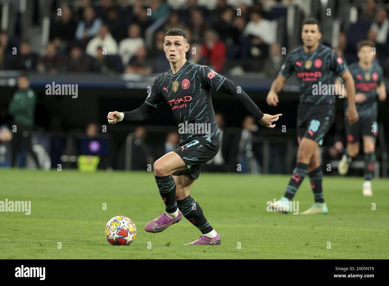 Phil Foden of Manchester City during the UEFA Champions League, Quarter ...