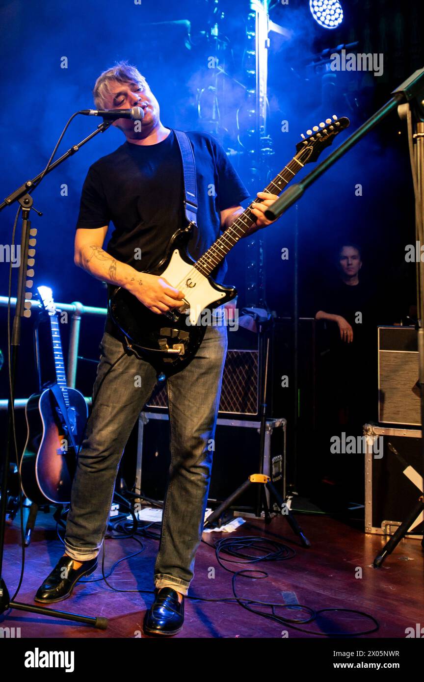 London, United Kingdom. 09th April 2024. Peter Doherty on stage at ...